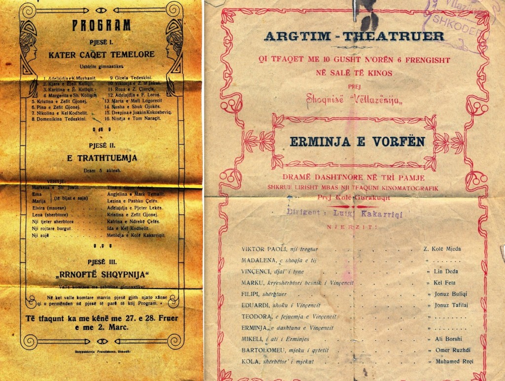 Femrat e para shqiptare, që luajtën në teatër - Gazeta Vatra